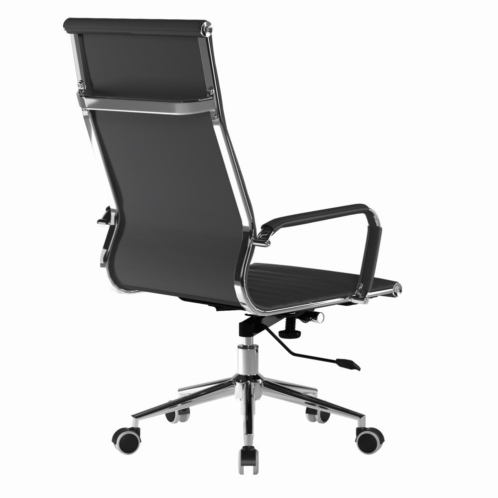 Aura Contemporary High Back Bonded Leather Executive Office Chair ...