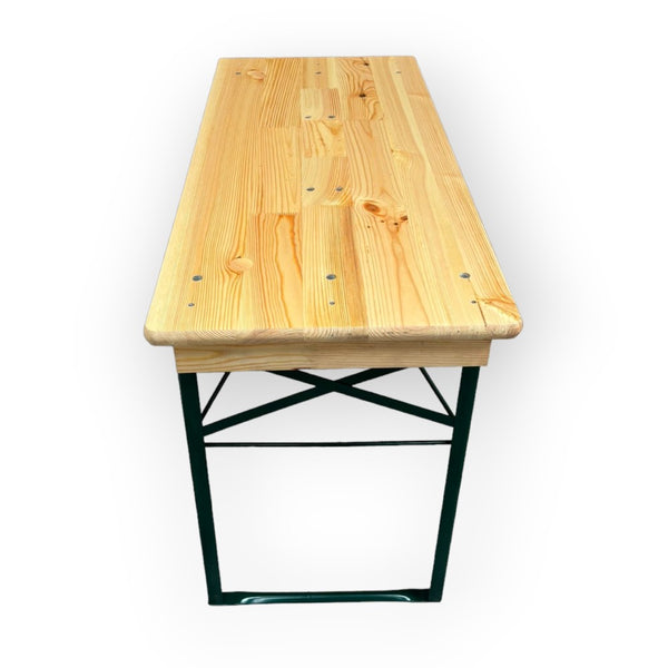 Festival Wooden Folding Beer Table & Bench Set - 4ft (1100mm) – Mogo Direct