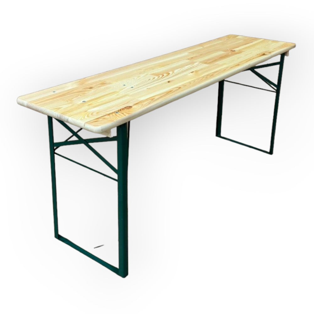 Festival Wooden Folding Beer Table & Bench Set - 6ft (1800mm) – Mogo Direct