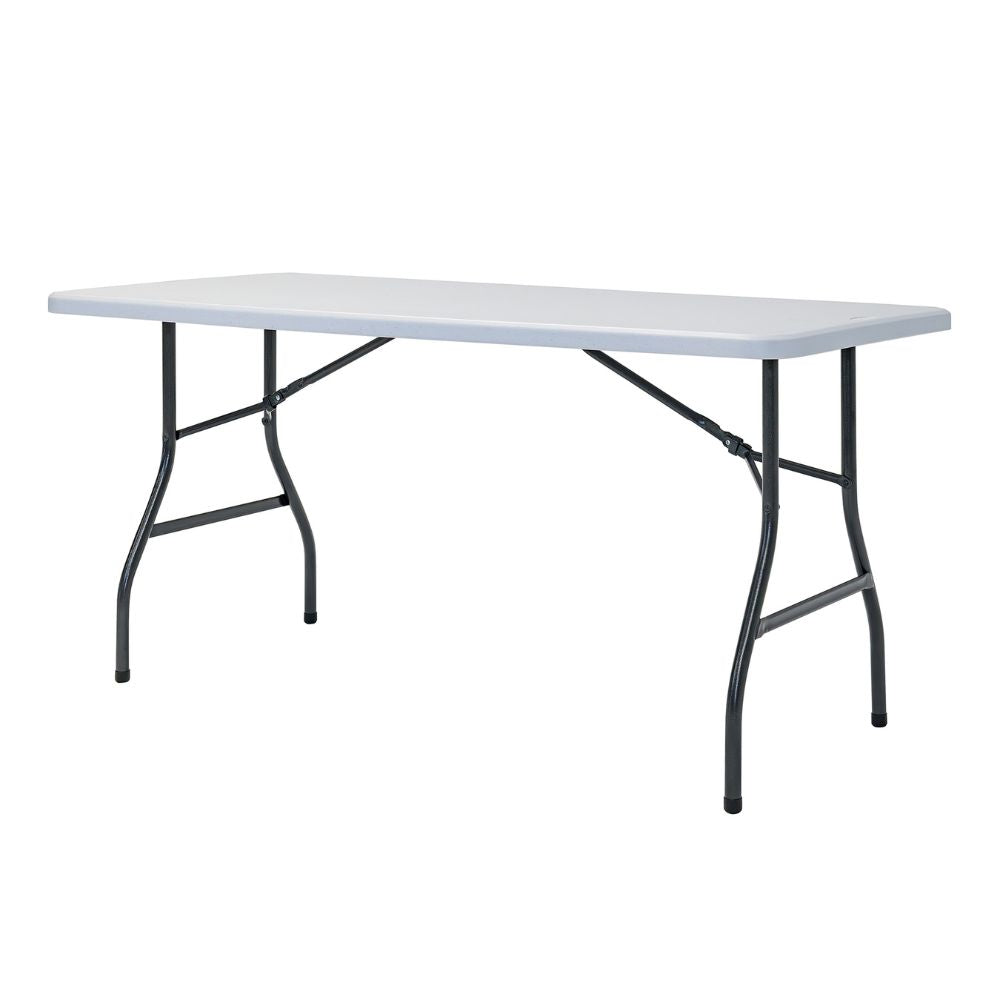 Newstorm Rectangular Plastic Folding Table - 5ft x 2ft 6in - Kompakt 1 ...