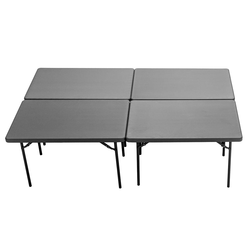 Zown Rectangular Plastic Folding Table - 4ft x 2ft 6in - XL120 – Mogo Direct