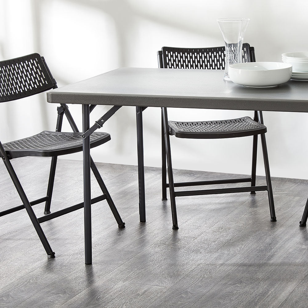Zown Rectangle Plastic Folding Table 6ft x 2ft 6in XL180 – Mogo Direct