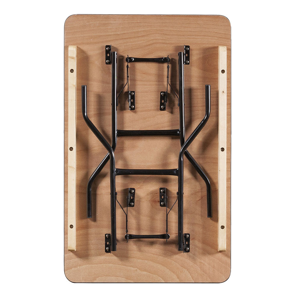 Rectangular Wooden Folding Trestle Table - 4ft x 2ft 6in (1220mm x 760 – Mogo Direct