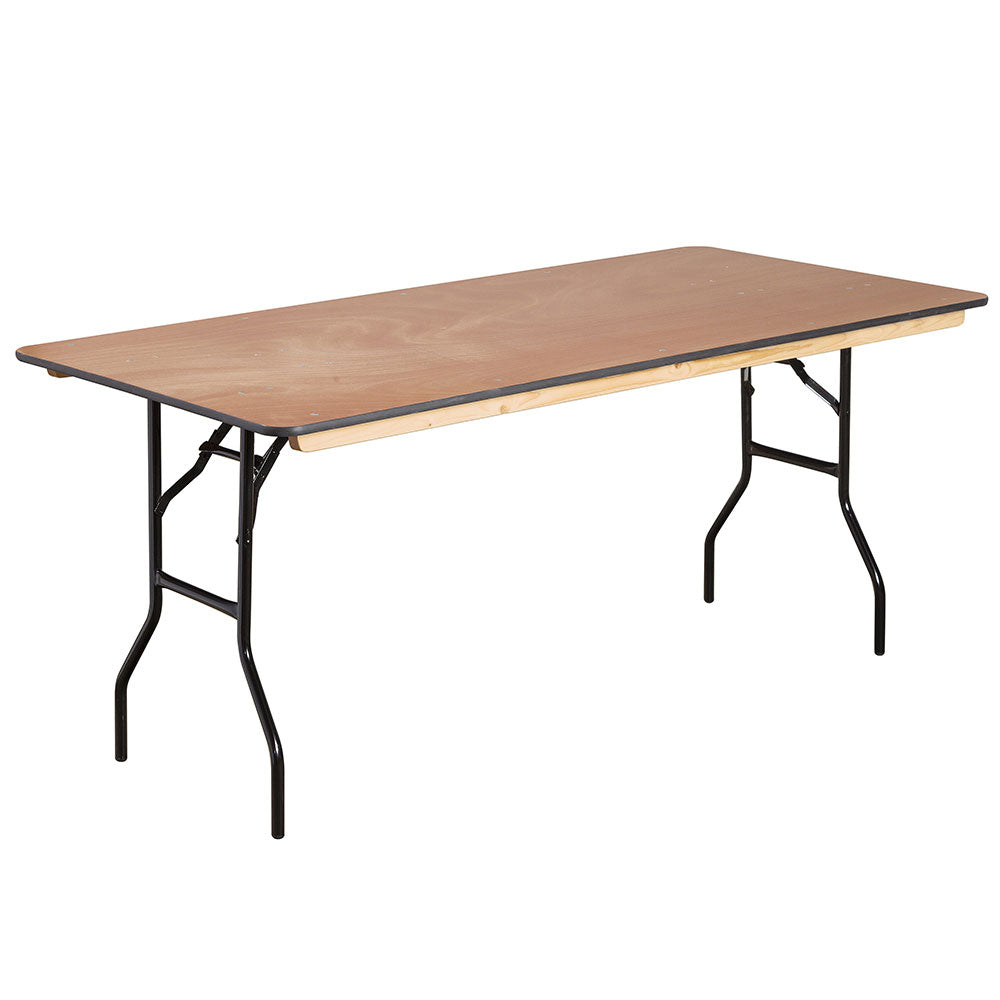 Rectangular Wooden Trestle Table - 6ft x 3ft (1830mm x 920mm) – Mogo Direct