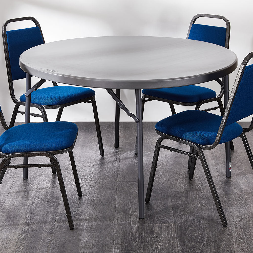 Zown Blow Moulded Round Plastic Folding Table 4ft Planet – Mogo Direct