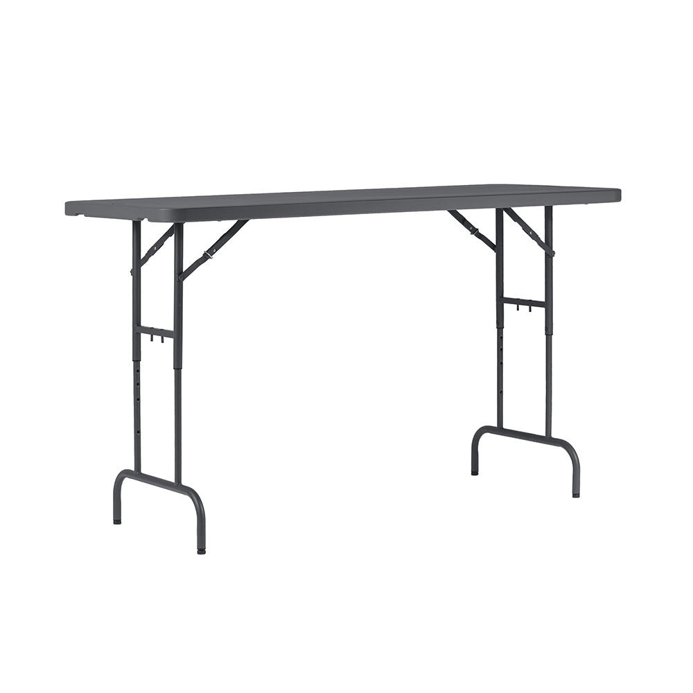Zown Height Adjustable Rectangular Plastic Folding Table 6ft x 2ft 6in – Mogo Direct