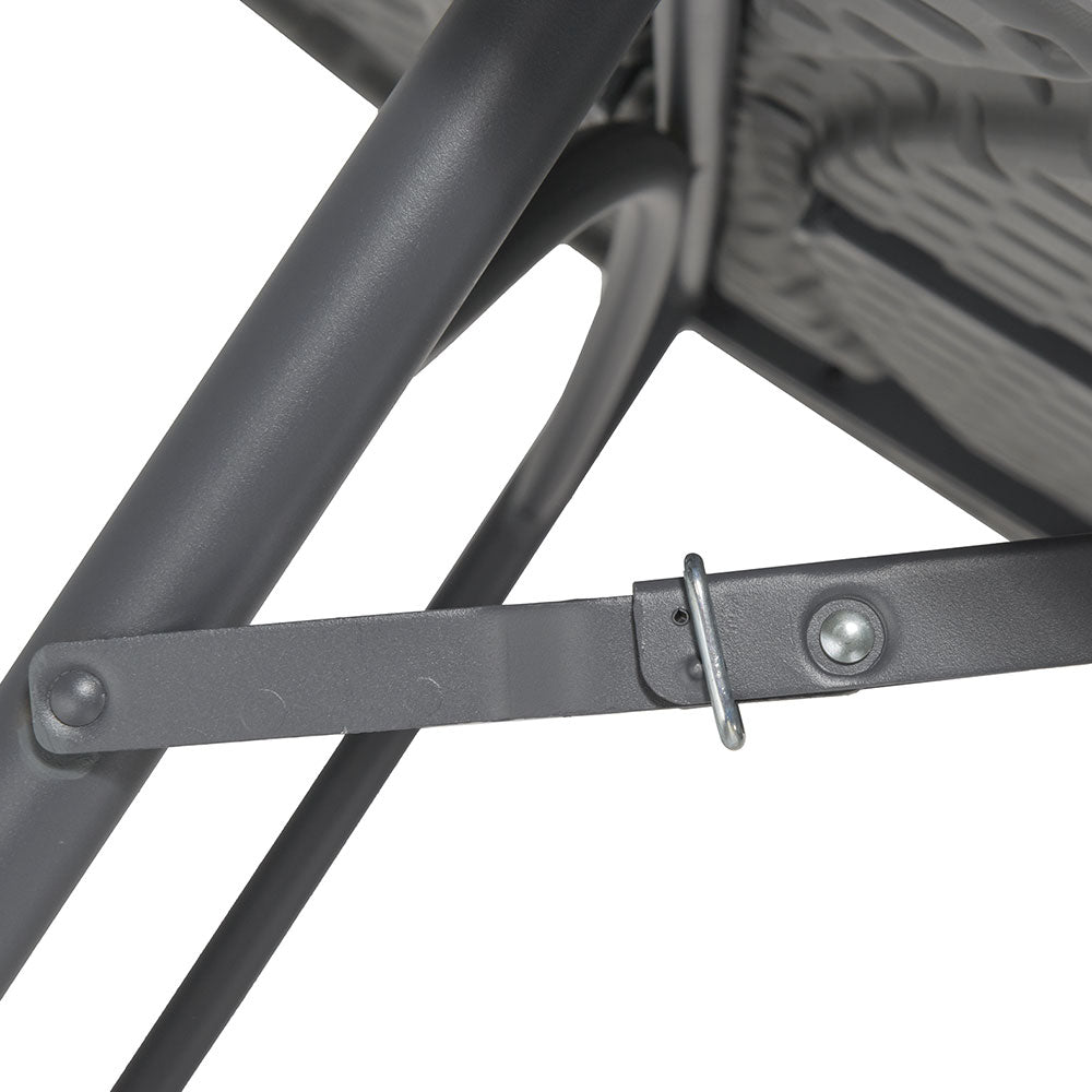 Zown Height Adjustable Rectangular Plastic Folding Table 6ft x 2ft 6in ...